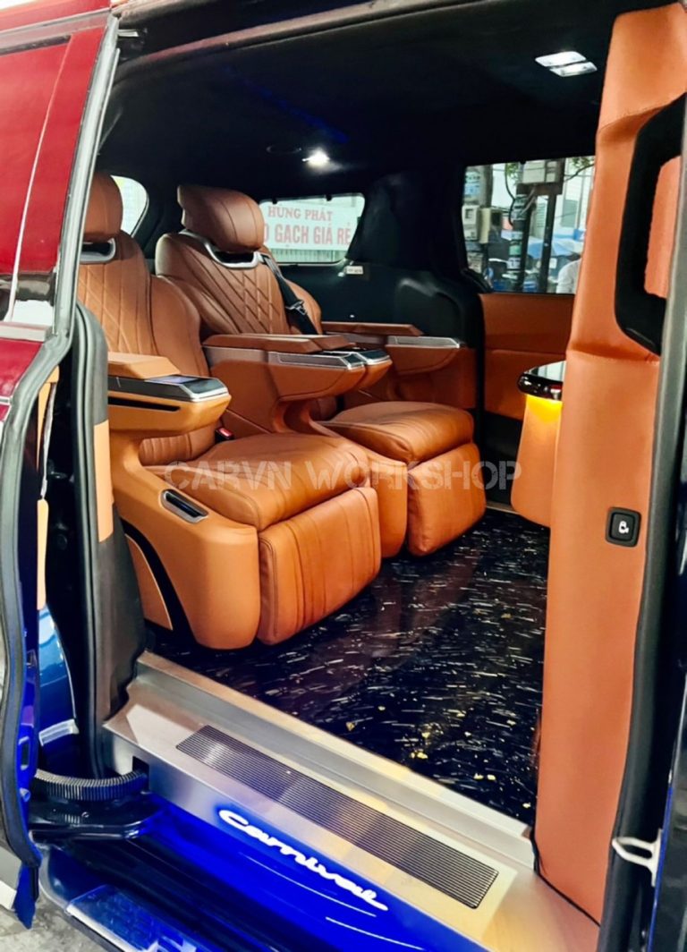 Độ Ghế VIP Limousine Cho Kia Carnival